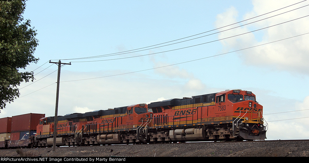 BNSF 7583, 7905, and 6126